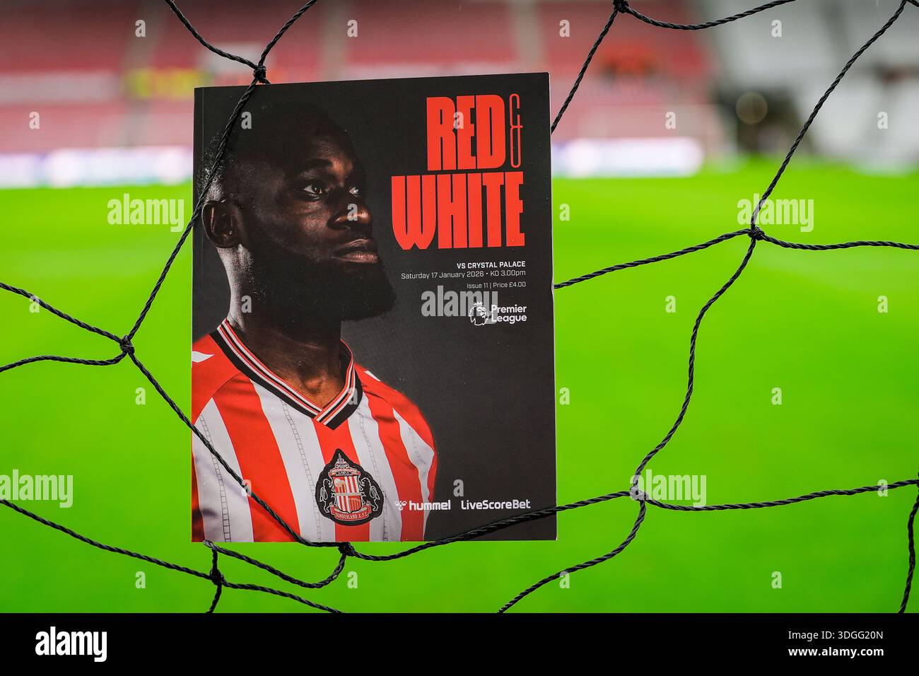 Lutsharel Geertruida of Sunderland in the match day program during the ...