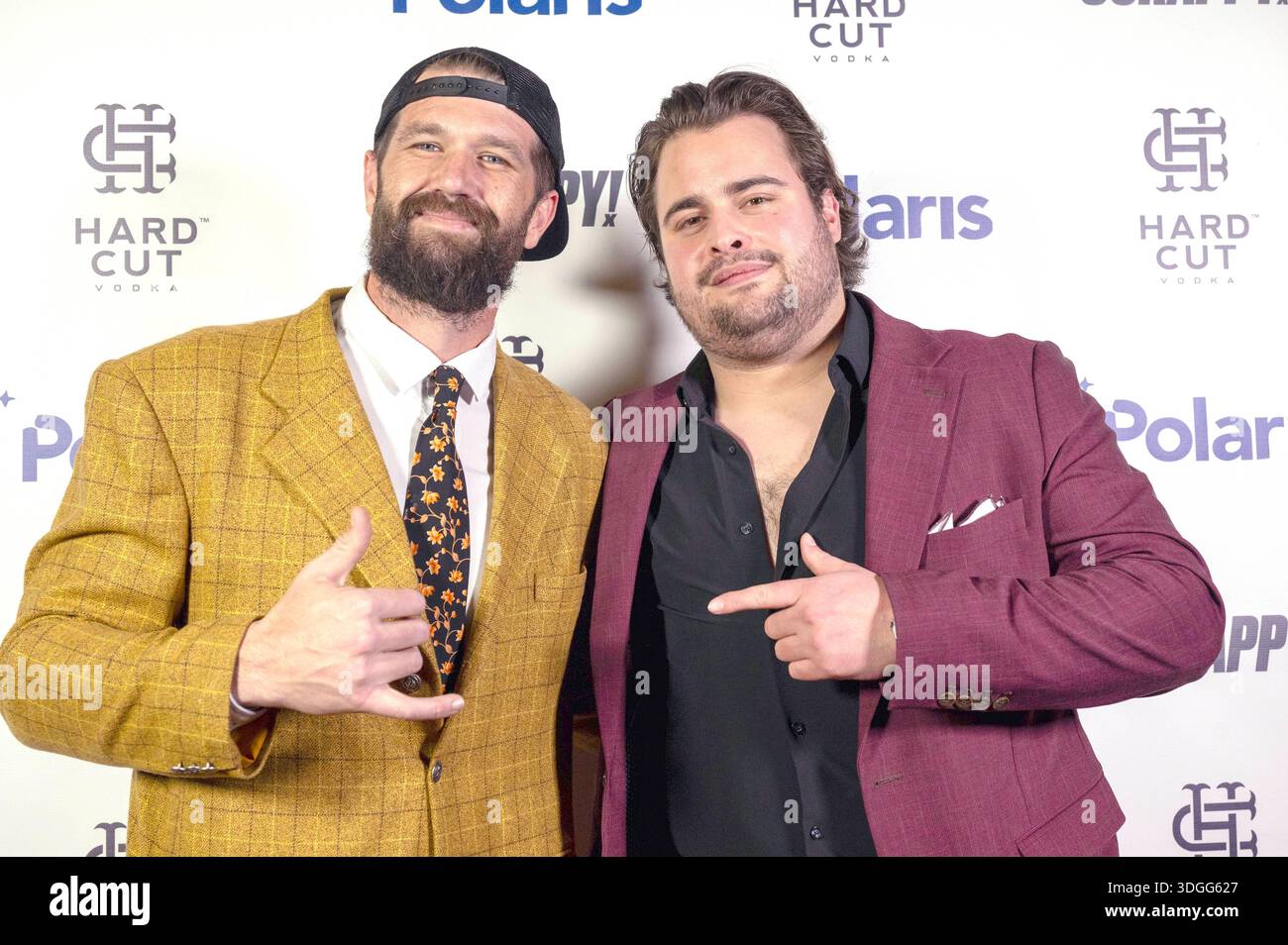 Steve Shipley und Hunter Norman beim Polaris Benefit Human Trafficking ...