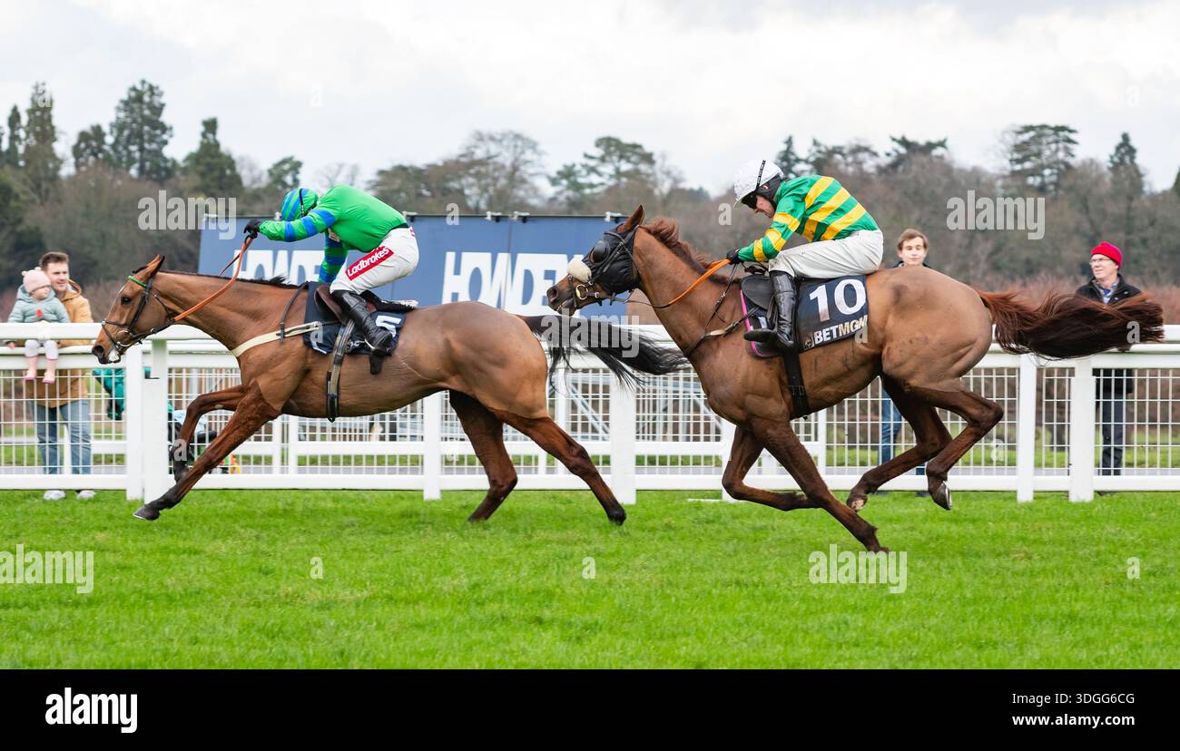 Ascot, UK, Saturday 17th January 2026; The Jukebox Kid and jockey Ben ...