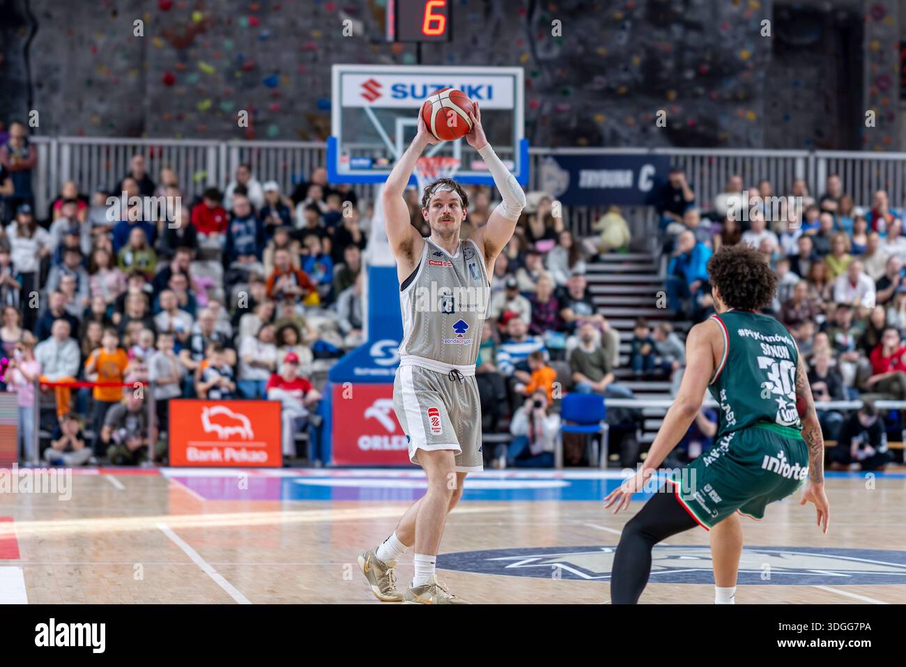 Warsaw, Poland. 17th Jan 2026. Polish Basketball League match between ...
