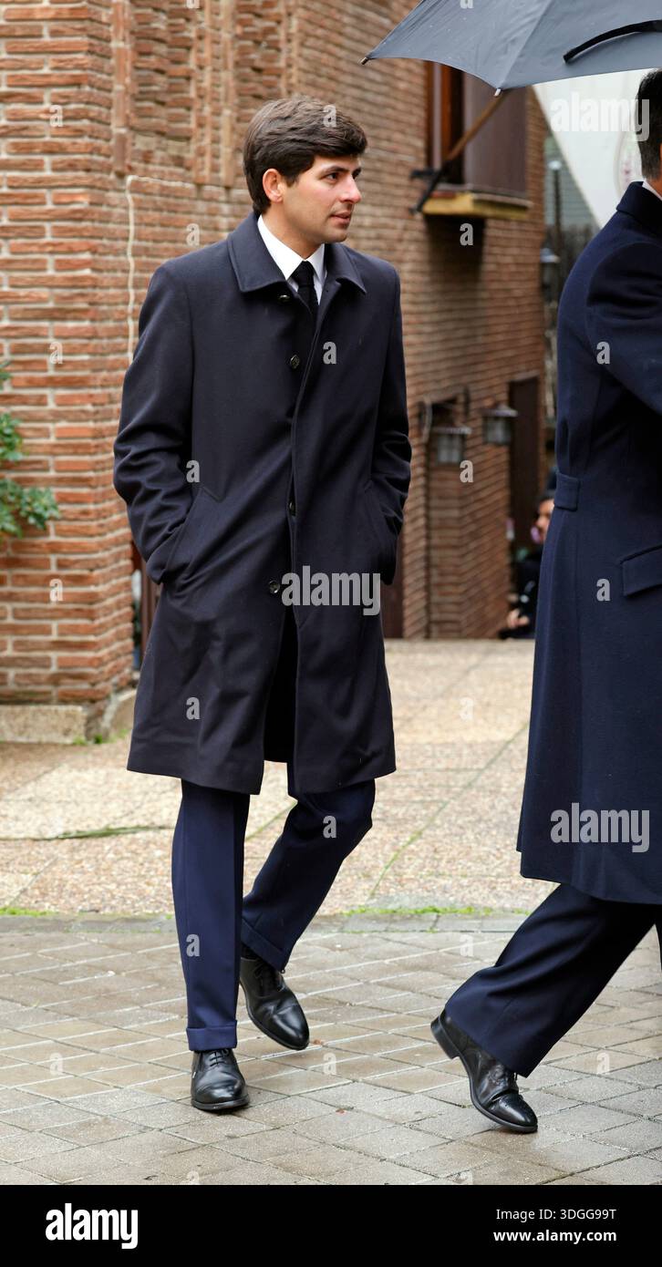 Juan Urquijo leaves the Greek Orthodox Cathedral of Saint Andrew and ...