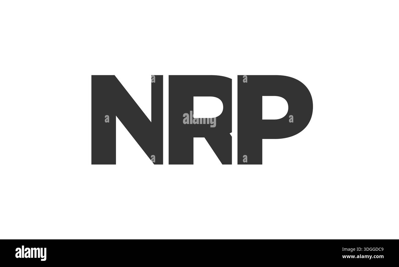 Nrp logo design Stock Vector Images - Alamy