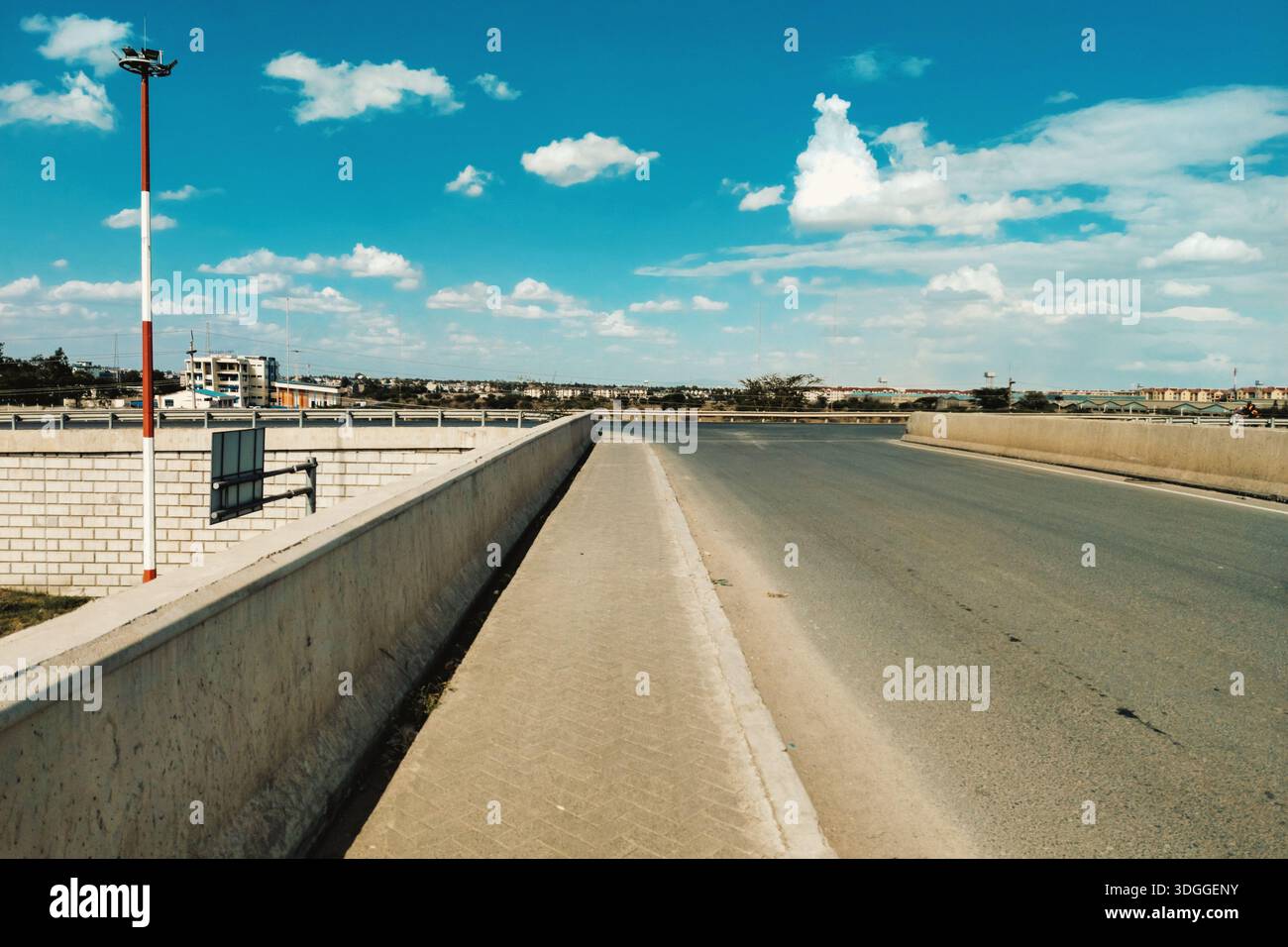 Mombasa Road Highway on Nairobi Outskirts – Urban Expressway View at ...