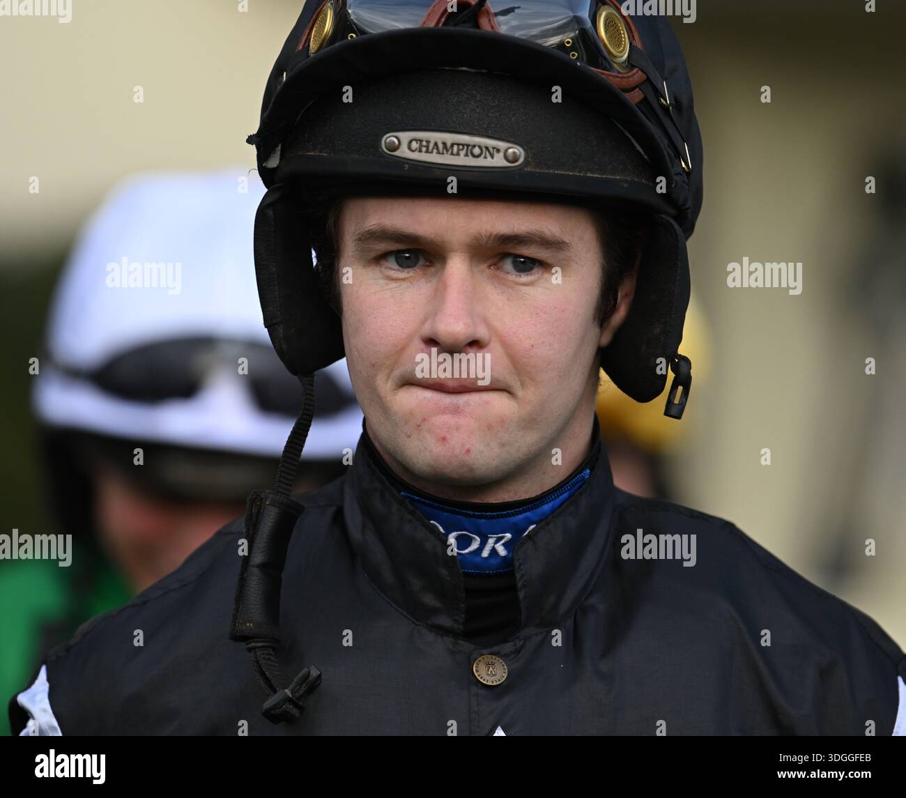 Ascot, UK. 17 January, 2026. Brendan Powell at the BetMGM Clarence ...