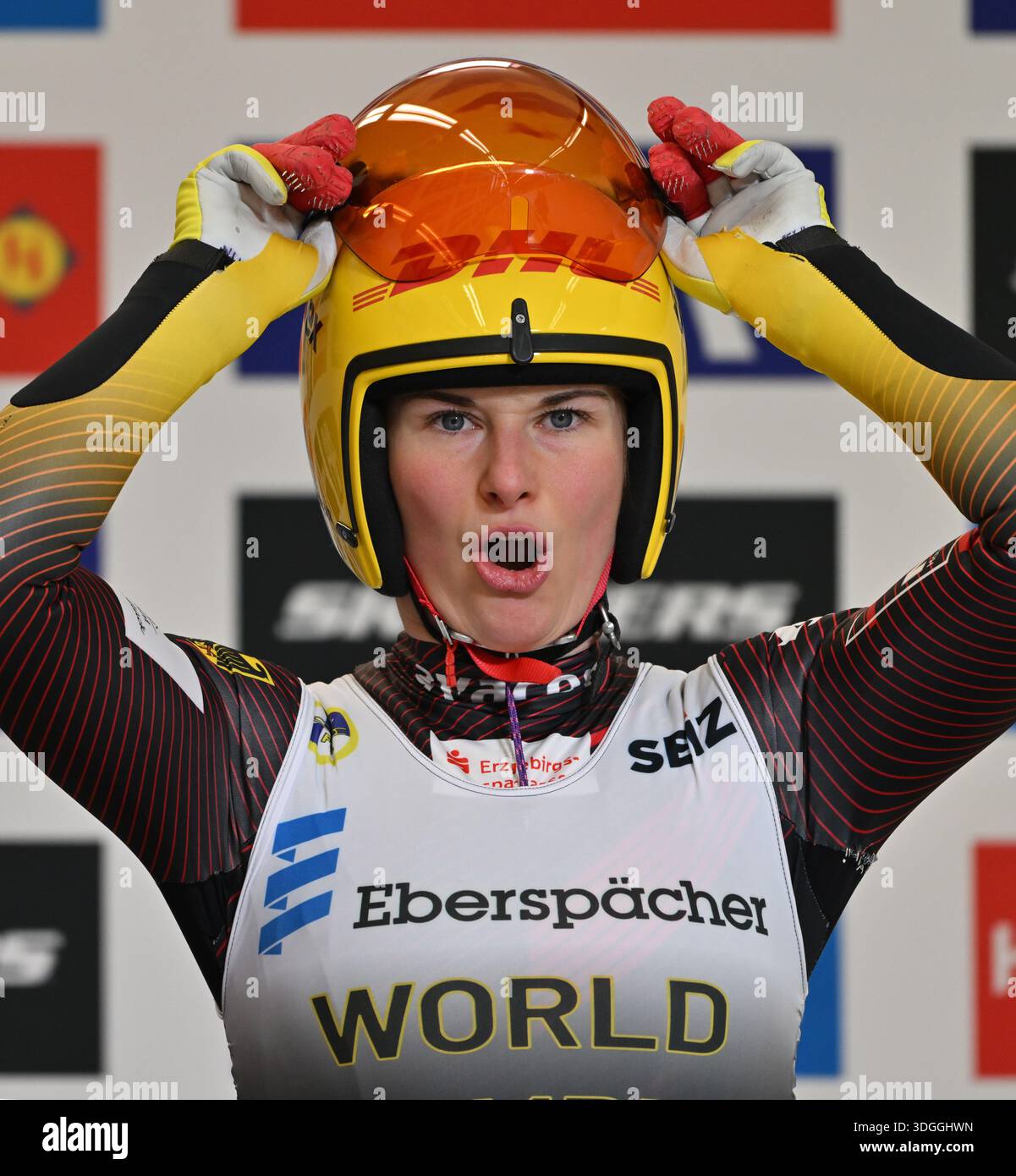 Oberhof, Germany. 17th Jan, 2026. Julia Taubitz from Germany starts in ...