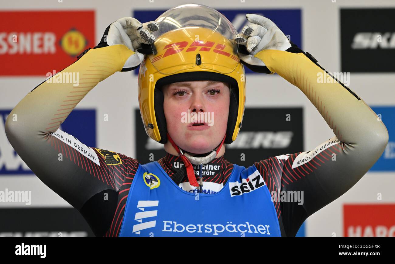 Oberhof, Germany. 17th Jan, 2026. Anna Berreiter from Germany starts in ...