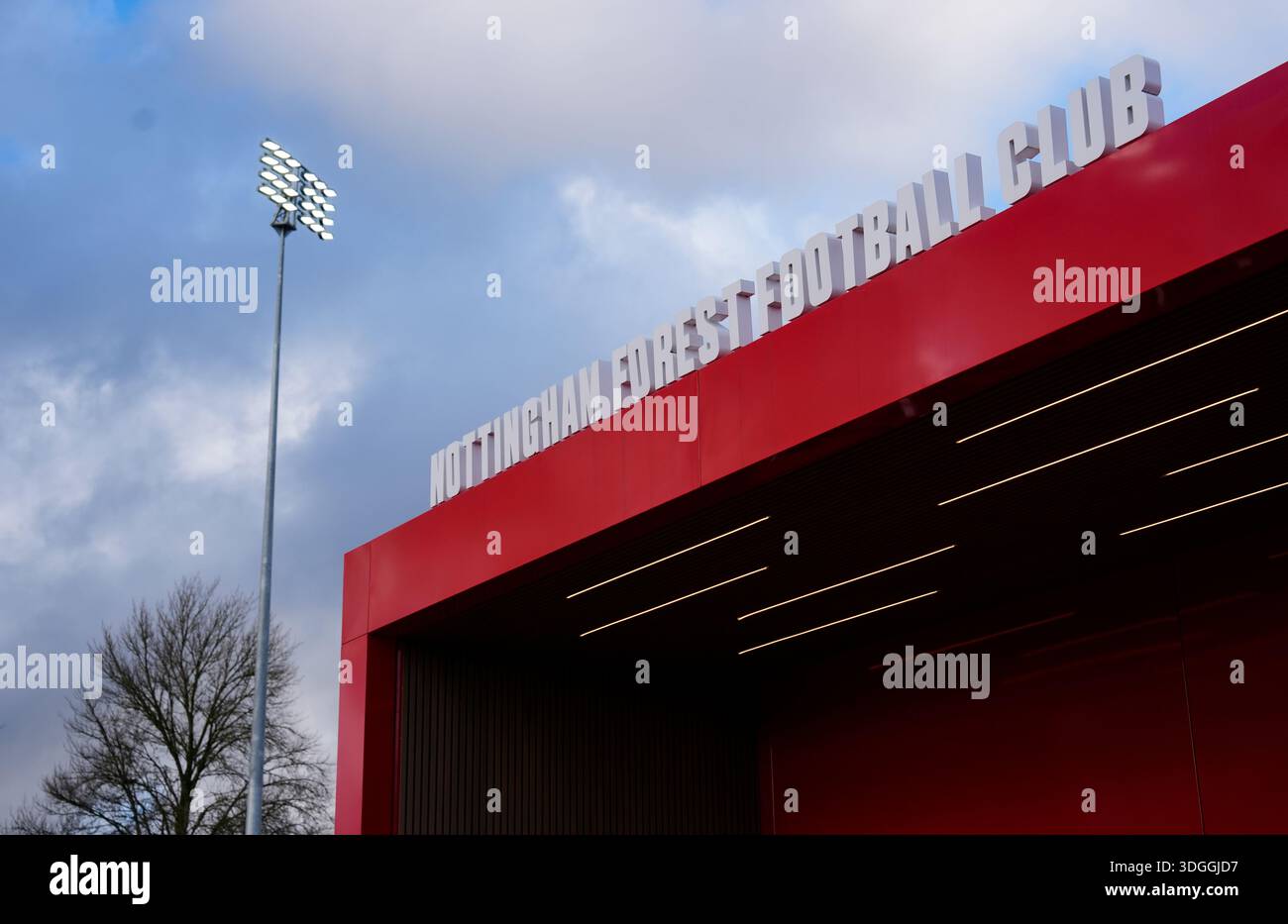 A general view outside the City Ground before the Premier League match ...