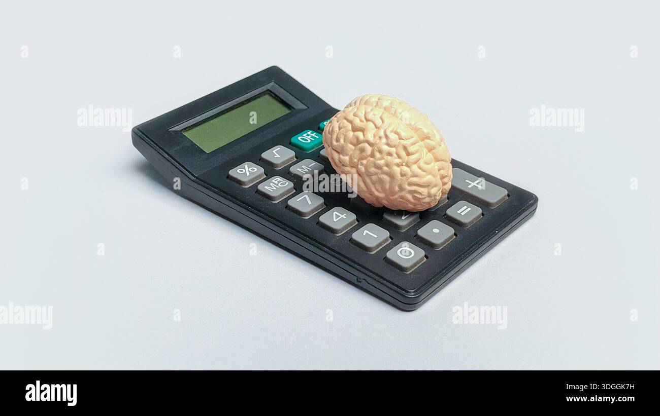 Mental health costs and artificial intelligence logic concept with ...