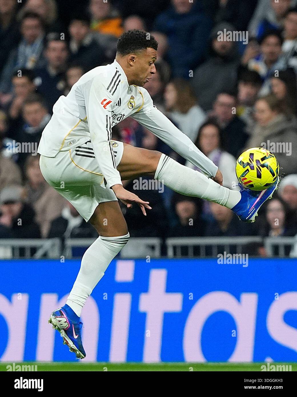Madrid, Spain. 17th Jan, 2026. Real Madrid CF's Kylian Mbappe during La ...