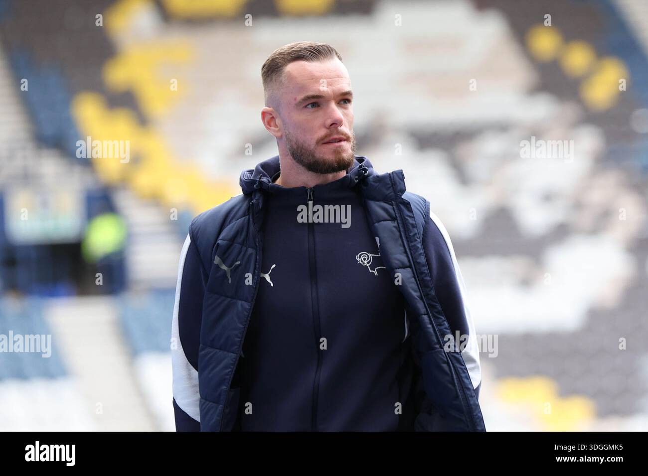 Derby County's Joe Ward before the Sky Bet Championship match at ...