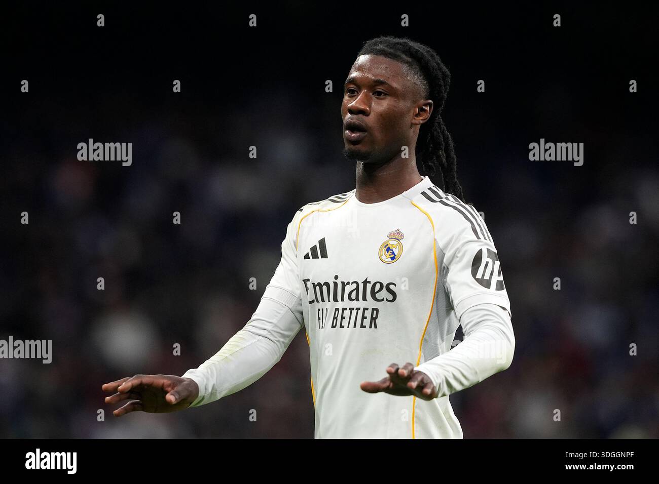 Madrid, Spain. 17th Jan, 2026. Real Madrid CF's Eduardo Camavinga ...
