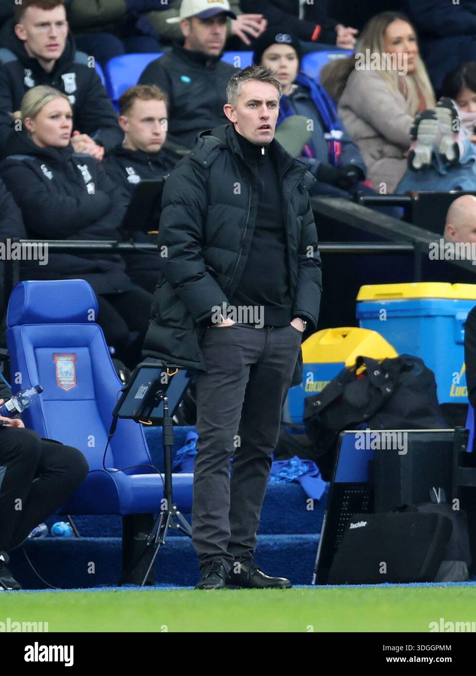 Ipswich Town manager Kieran McKenna during the Sky Bet Championship ...