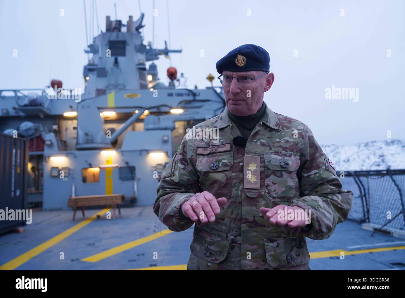 Major General Søren Andersen, Danish commander of the Joint Arctic ...