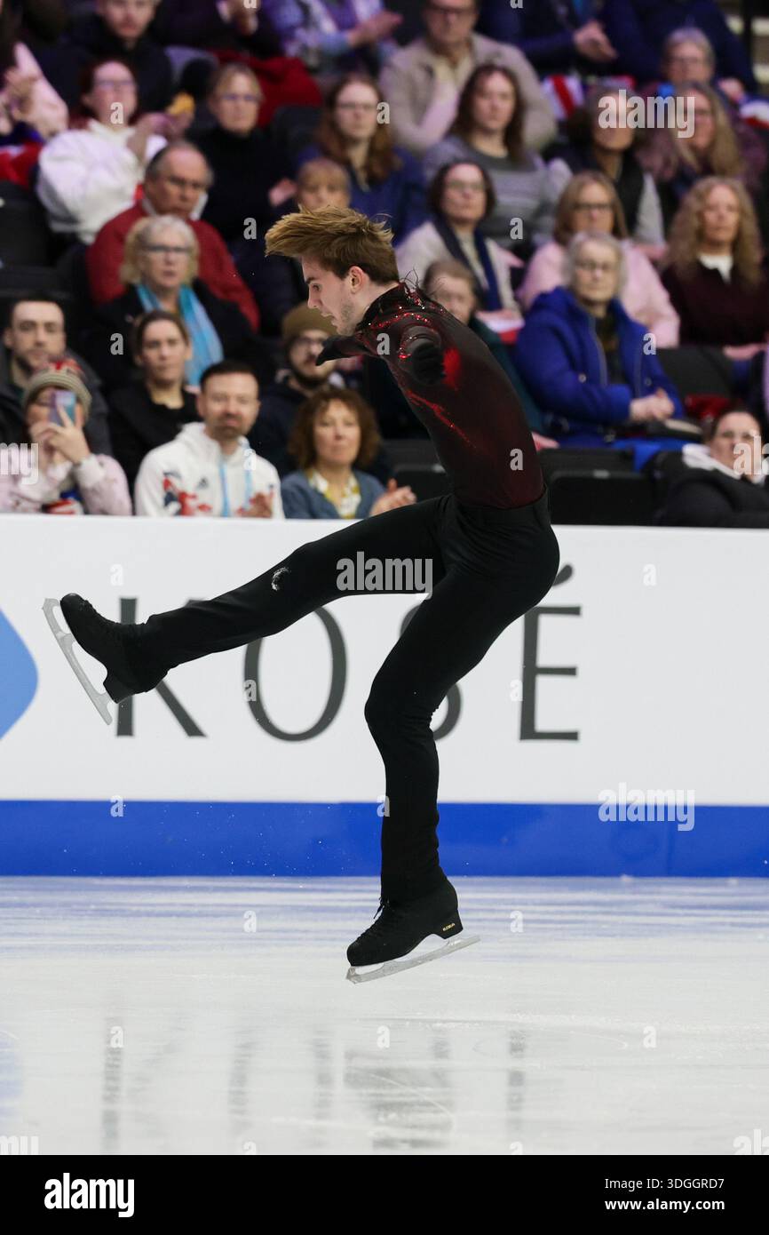 Day Four. 17th Jan, 2026. Edward Appleby of Great Britain competes in ...