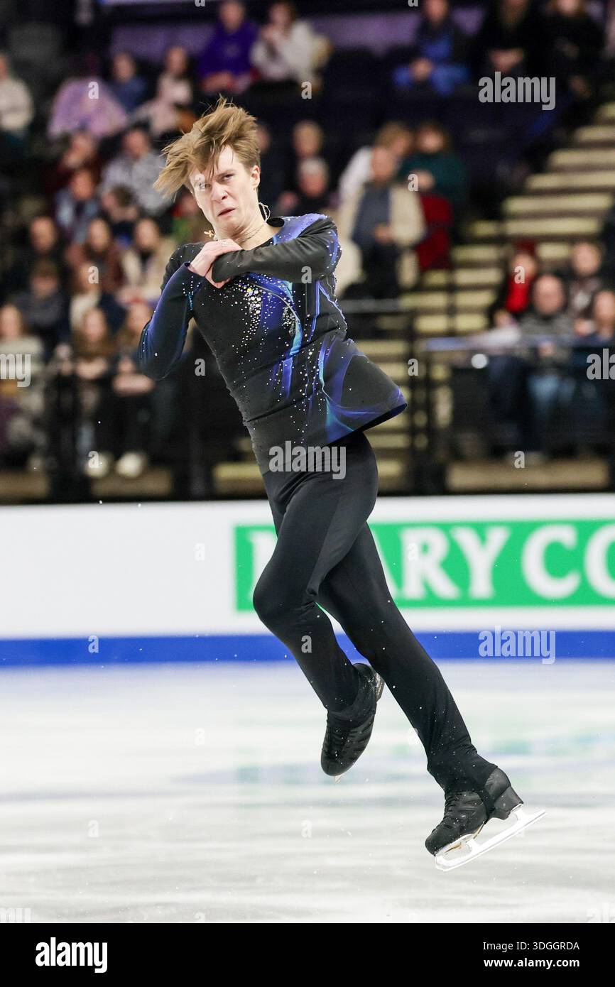 Day Four. 17th Jan, 2026. Jari Kessler of Croatia competes in the ISU ...