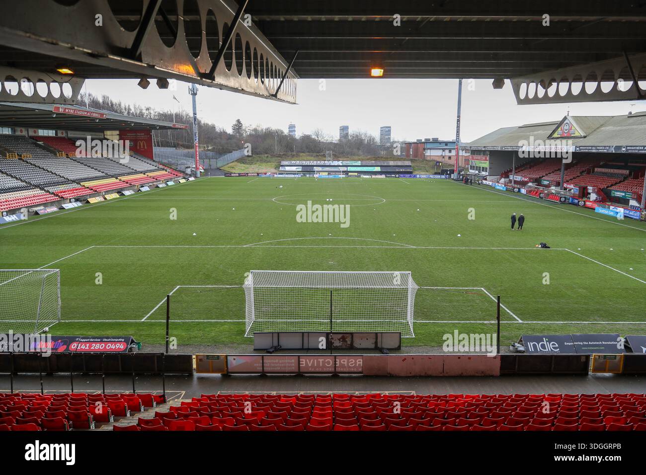 Glasgow, UK. 17th Jan, 2026. General view of Firhill Stadium the ...