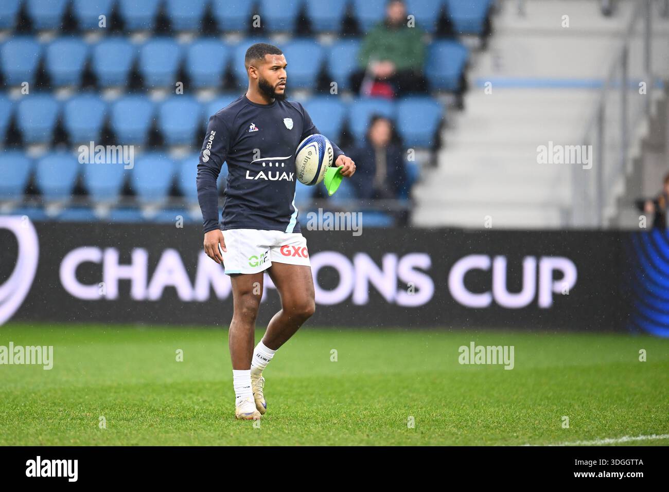 Cheick Tiberghien of Aviron Bayonnais during the EPCR Champions Cup ...