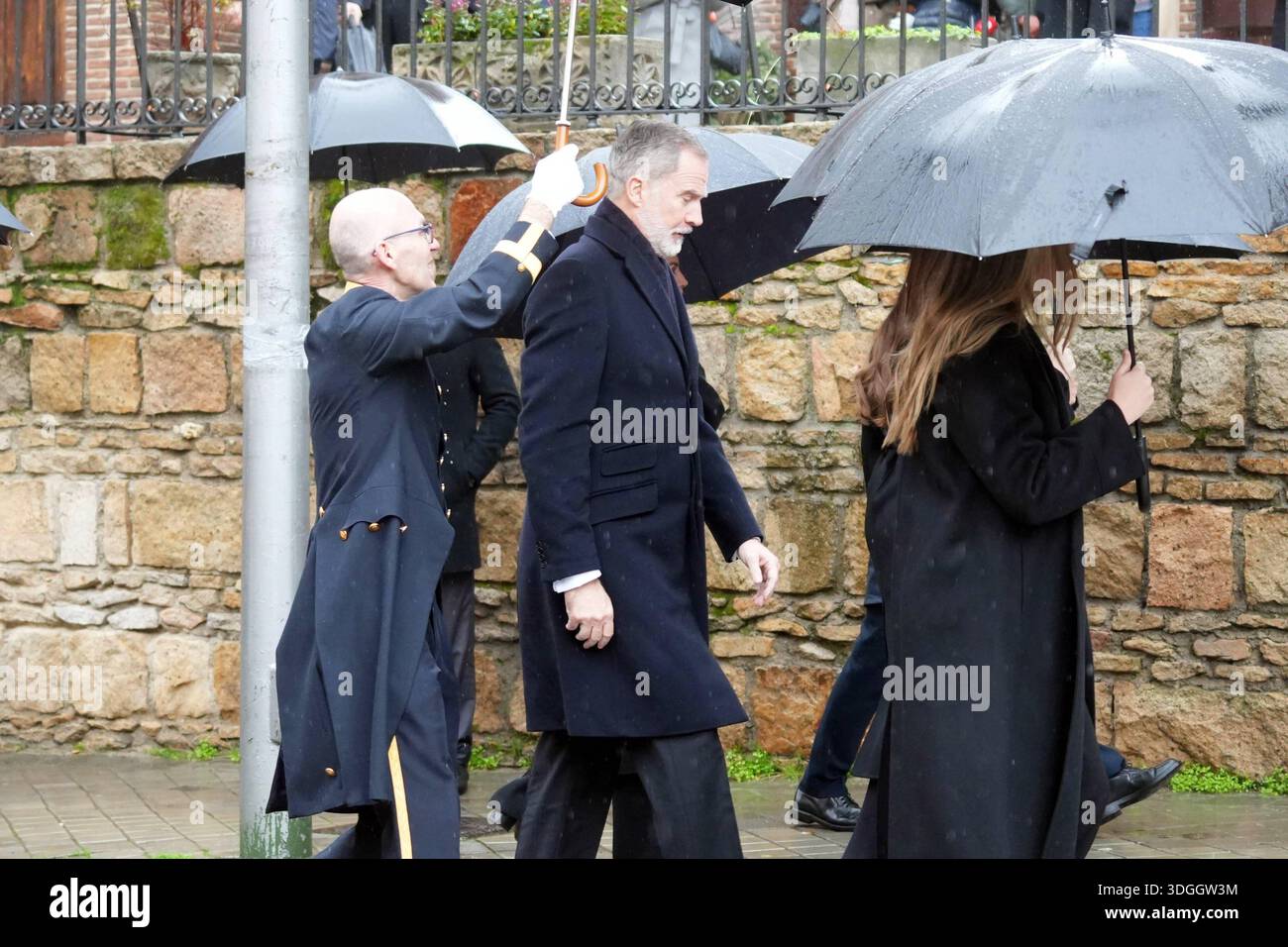 Madrid, Spain. 17th Jan, 2026. Spanish King Felipe VI and Spanish Queen ...