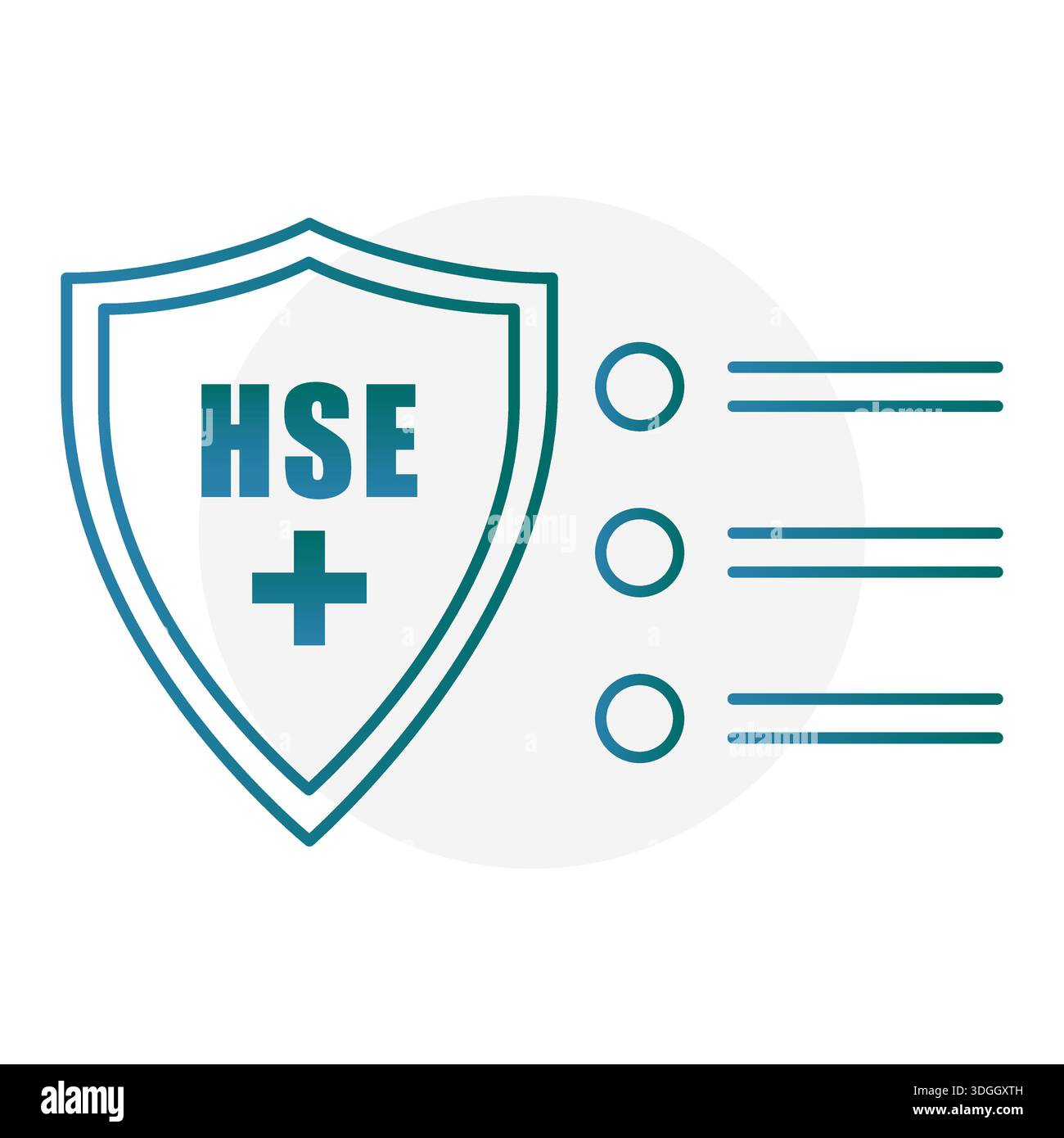Safety security shield Vector. Health HSE plus list. Healthcare ...