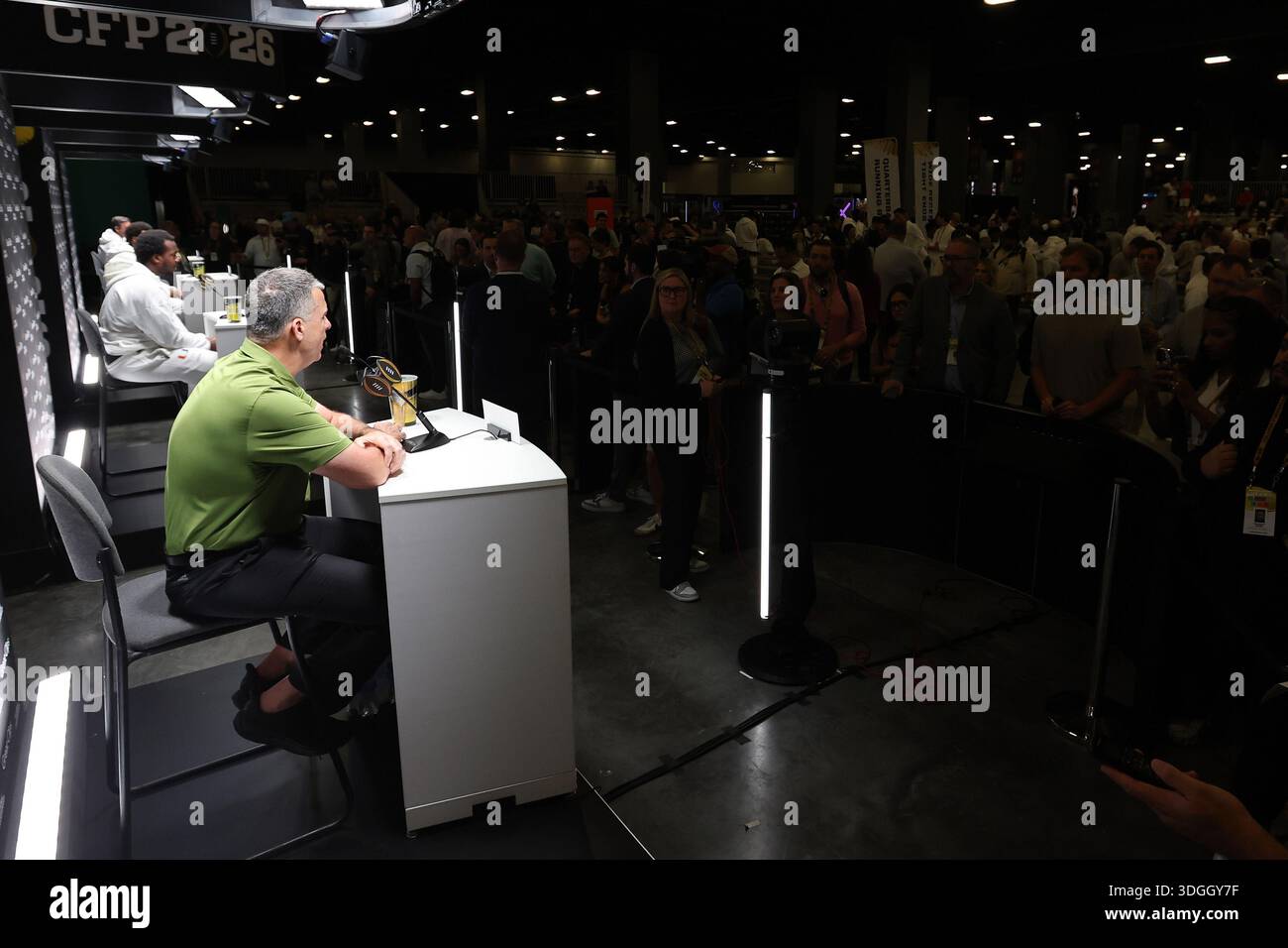 Miami, United States. 17th Jan, 2026. Miami Hurricanes head coach Mario ...