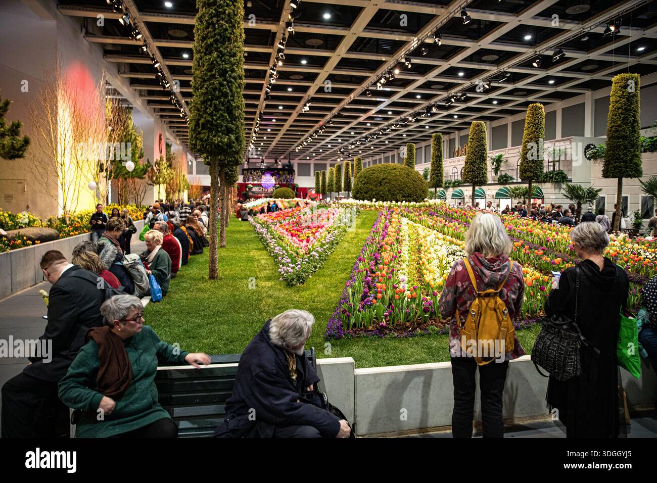 Berlin, Berlin, Germany. 17th Jan, 2026. Visitors explore exhibits at ...
