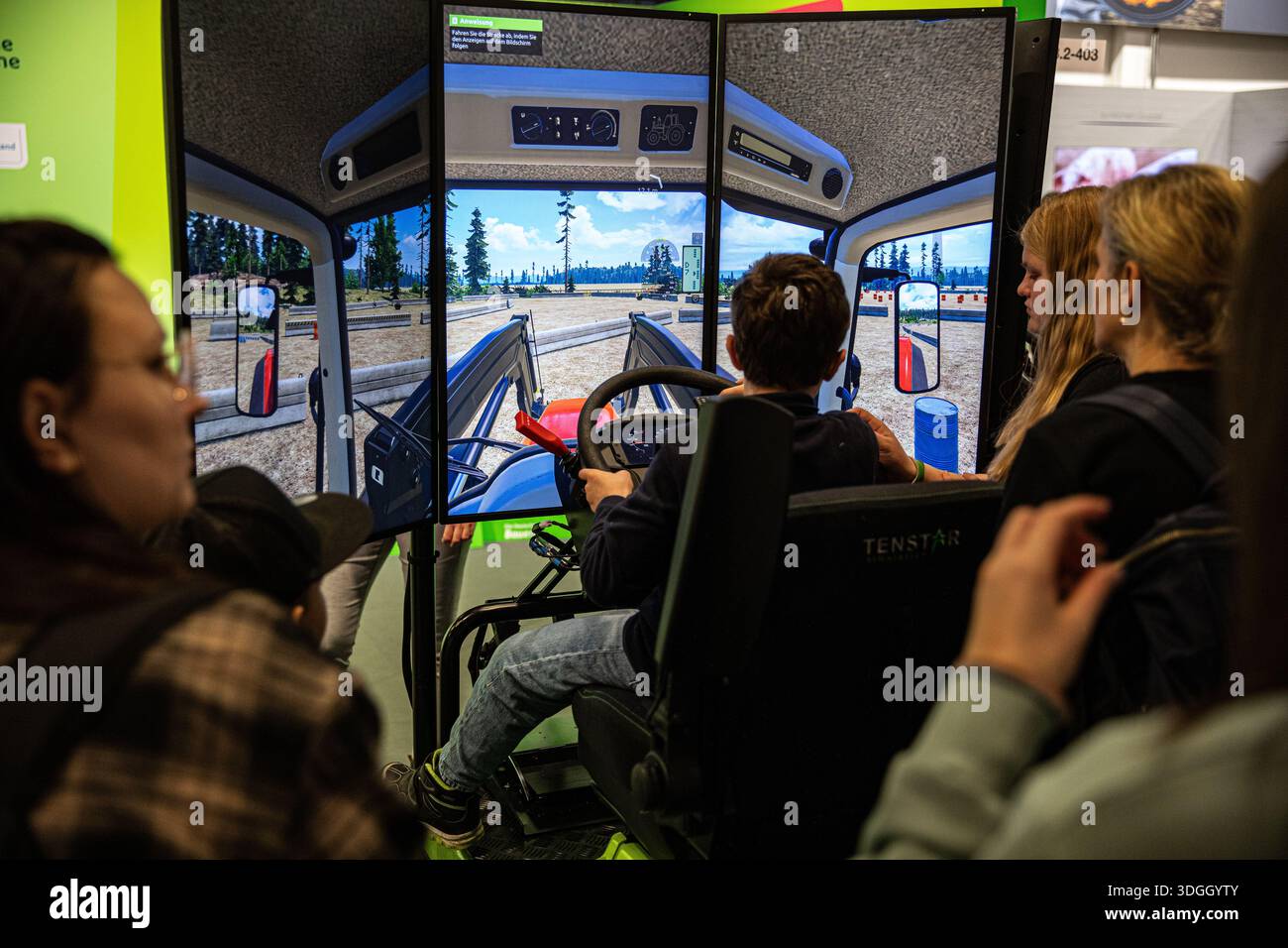 Berlin, Berlin, Germany. 17th Jan, 2026. Visitors explore exhibits at ...