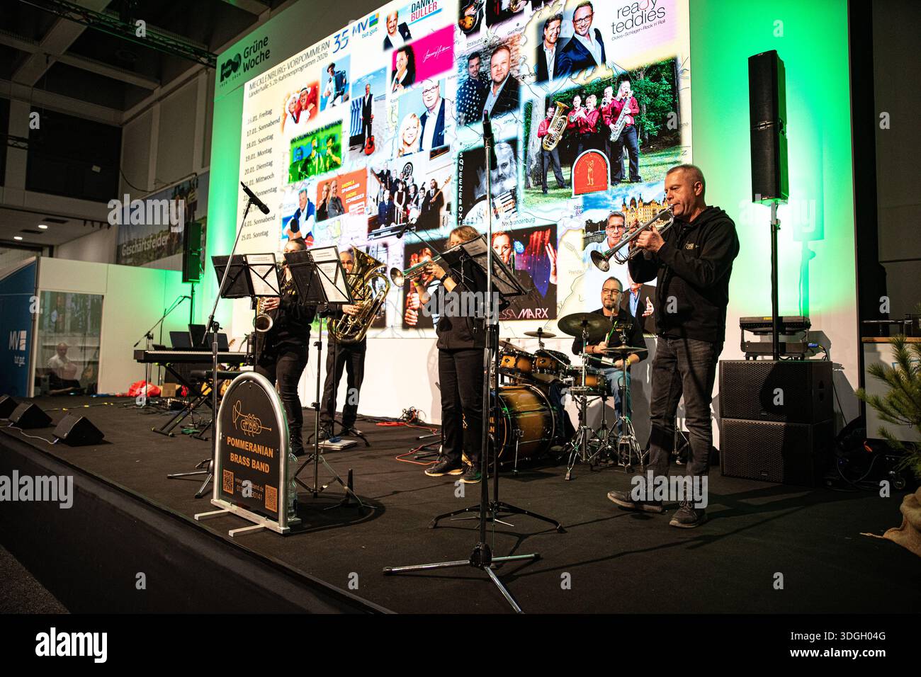 Berlin, Berlin, Germany. 17th Jan, 2026. Visitors explore exhibits at ...