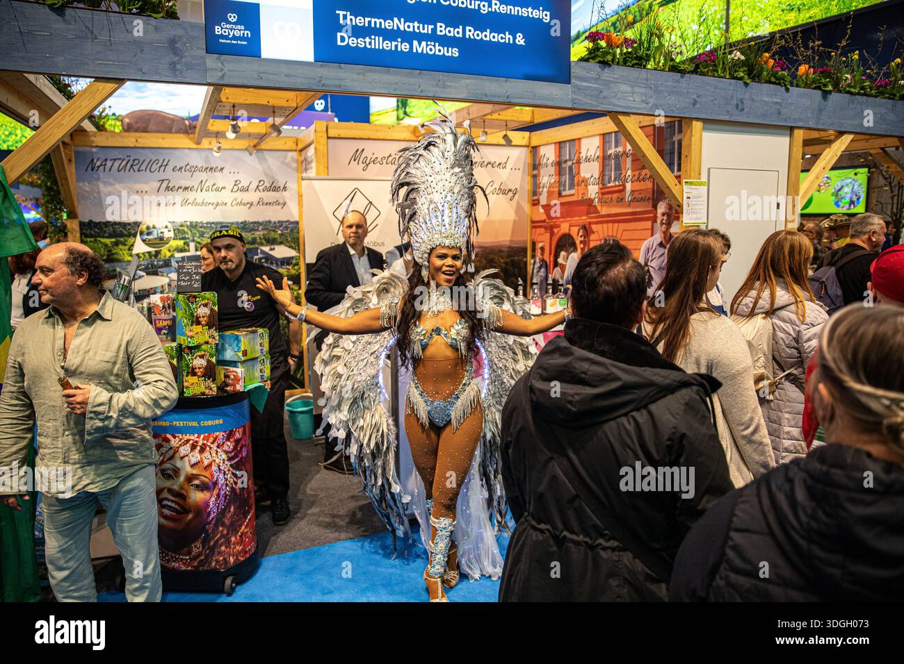 Berlin, Berlin, Germany. 17th Jan, 2026. Visitors explore exhibits at ...