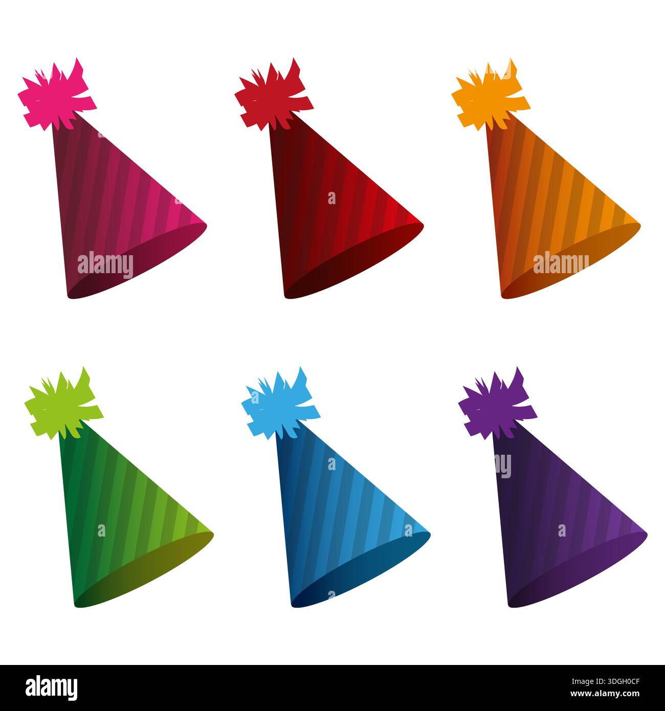 Cheer cone Stock Vector Images - Alamy