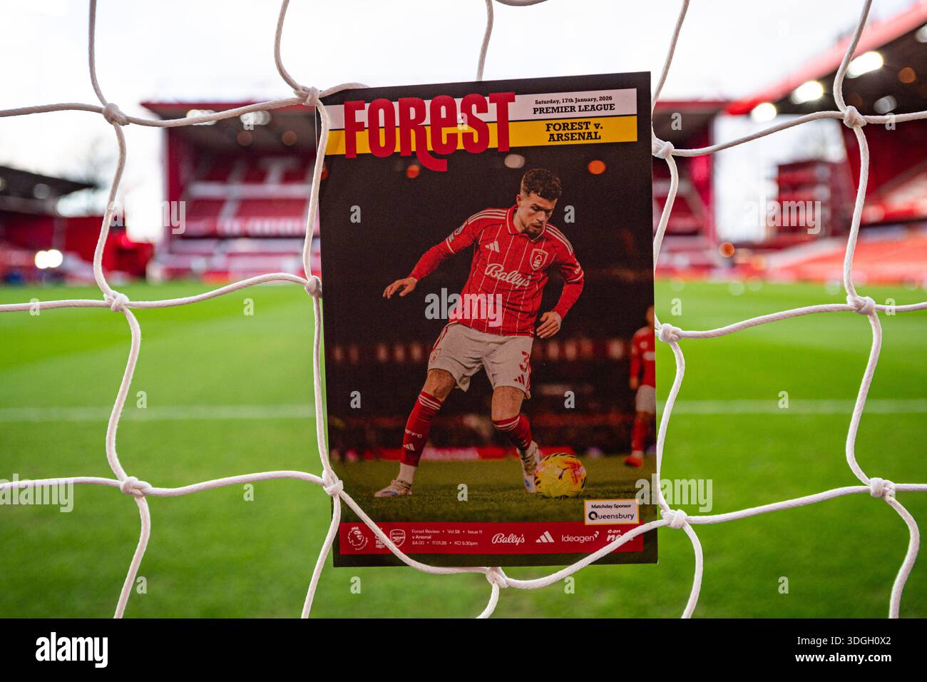The City Ground, Nottingham, UK. 17th Jan, 2026. Premier League ...