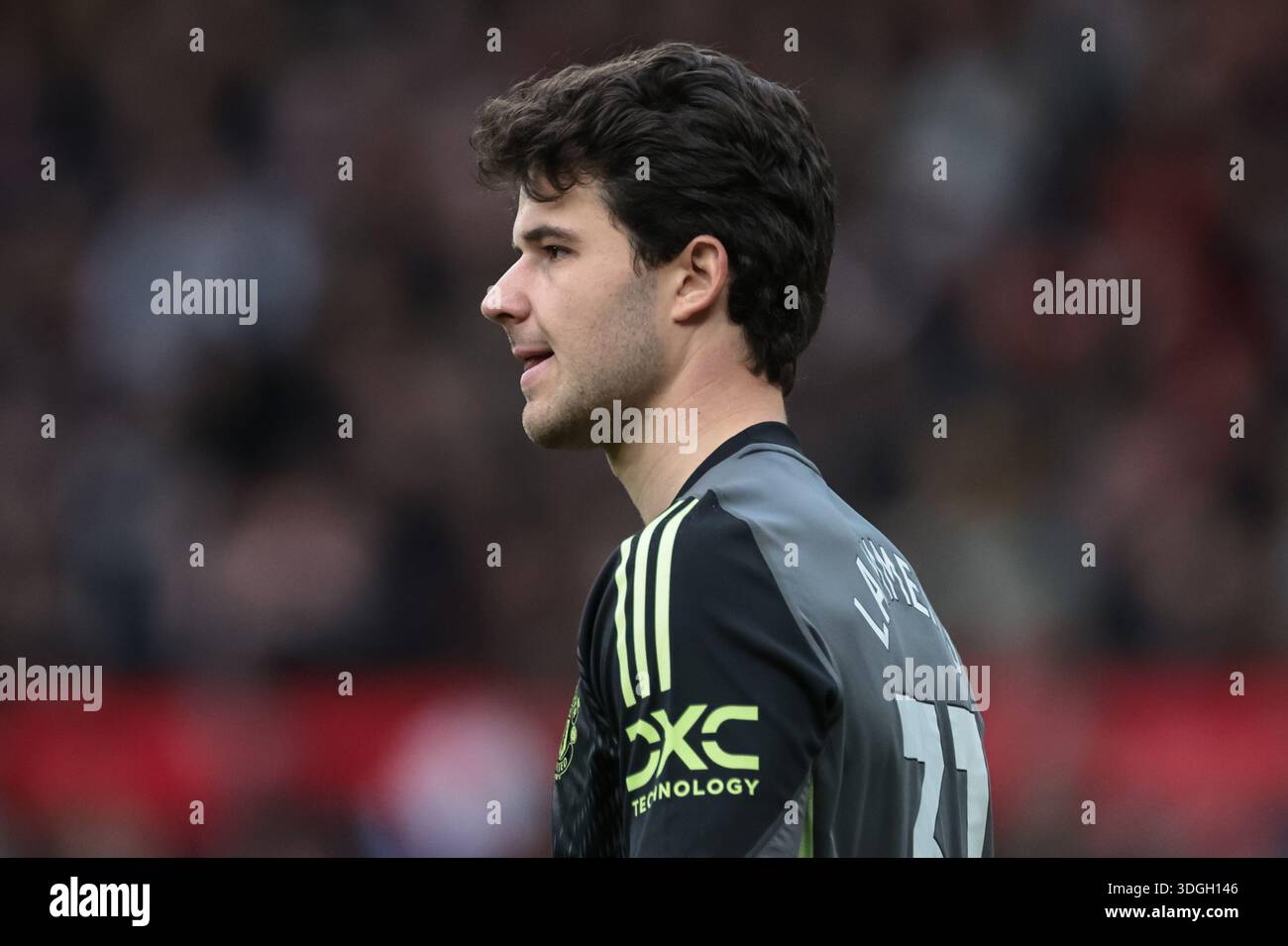 Manchester United goalkeeper Senne Lammens during the Premier League ...