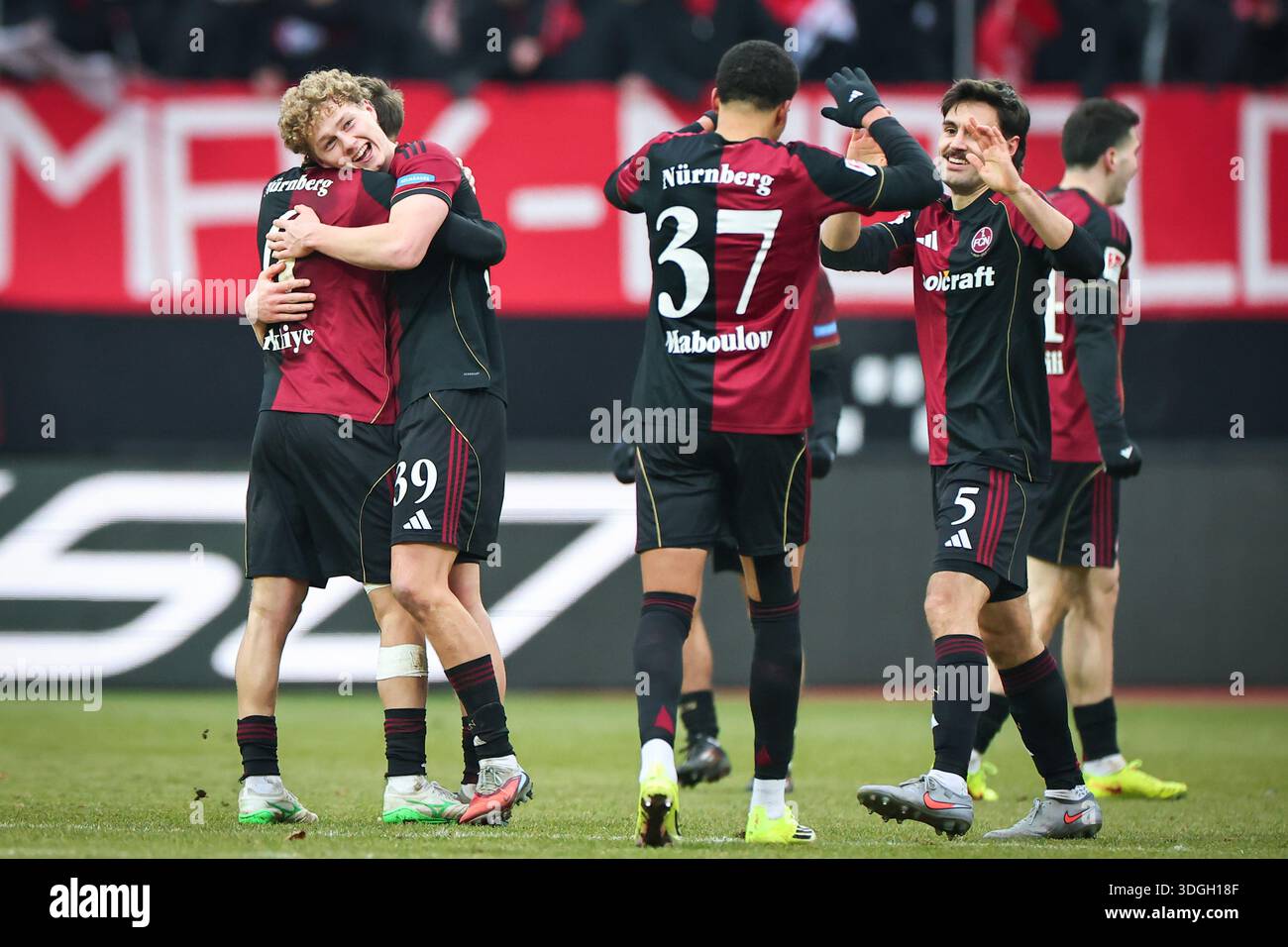 17 January 2026, Bavaria, Nuremberg: Soccer: Bundesliga 2, 1. FC ...