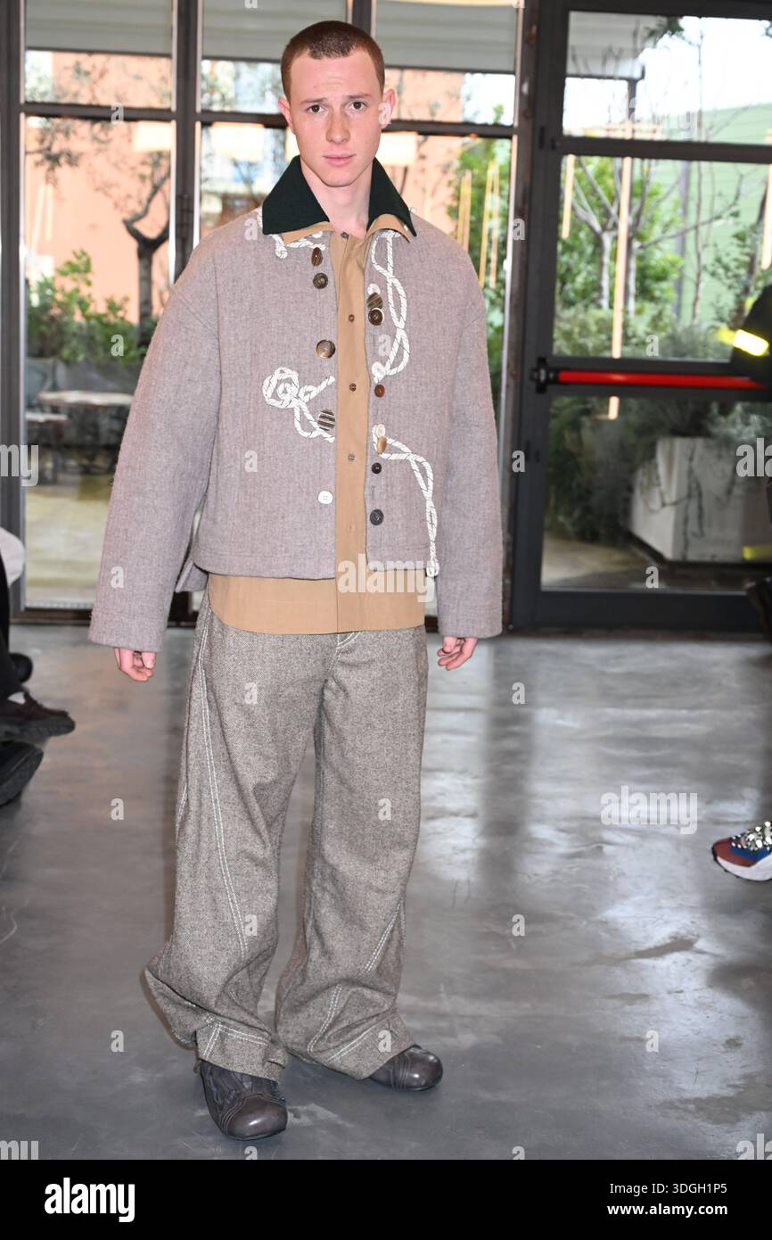 Milan, Italy. 17th Jan, 2026. Men's Fashion, Fall/Winter 2026 ...