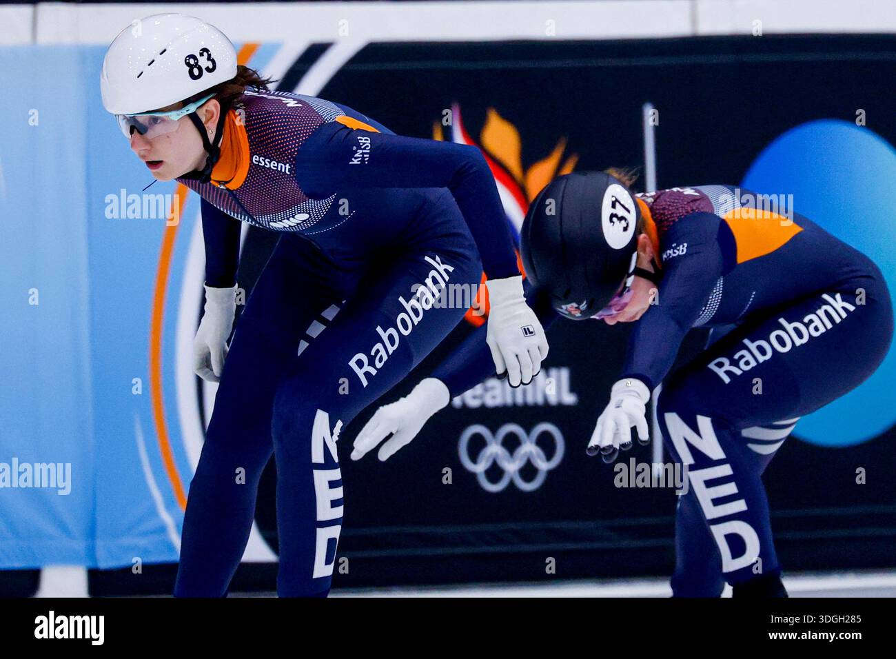 Selma Poutsma of the Netherlands and Diede van Oorschot of the ...