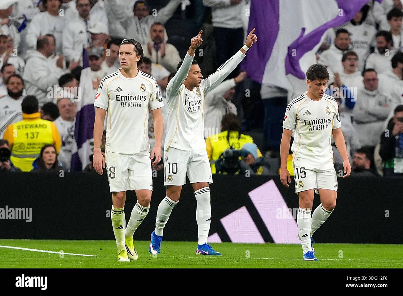 Madrid, Spain. 17th Jan, 2026. Real Madrid CF's Kylian Mbappe ...