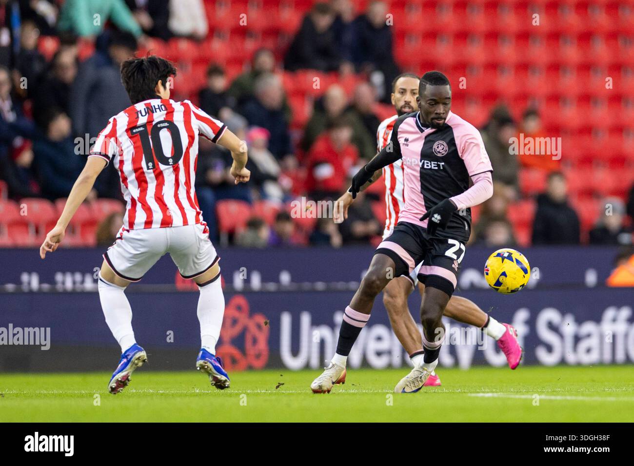 17th January 2026; Bet365 Stadium, Stoke, Staffordshire, England; EFL ...