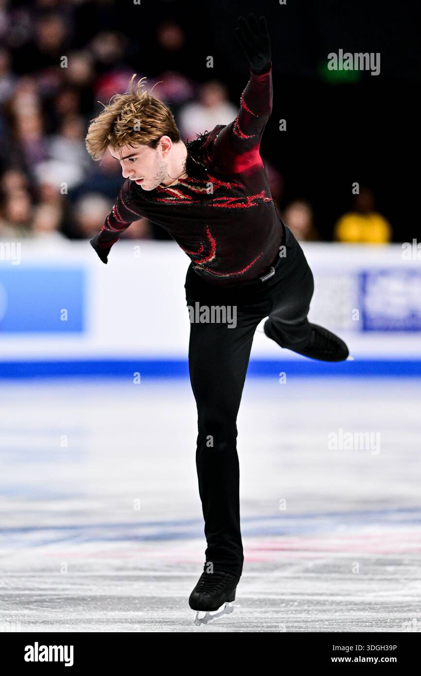 Edward APPLEBY (GBR), during Men Free Skating, at the ISU Figure ...