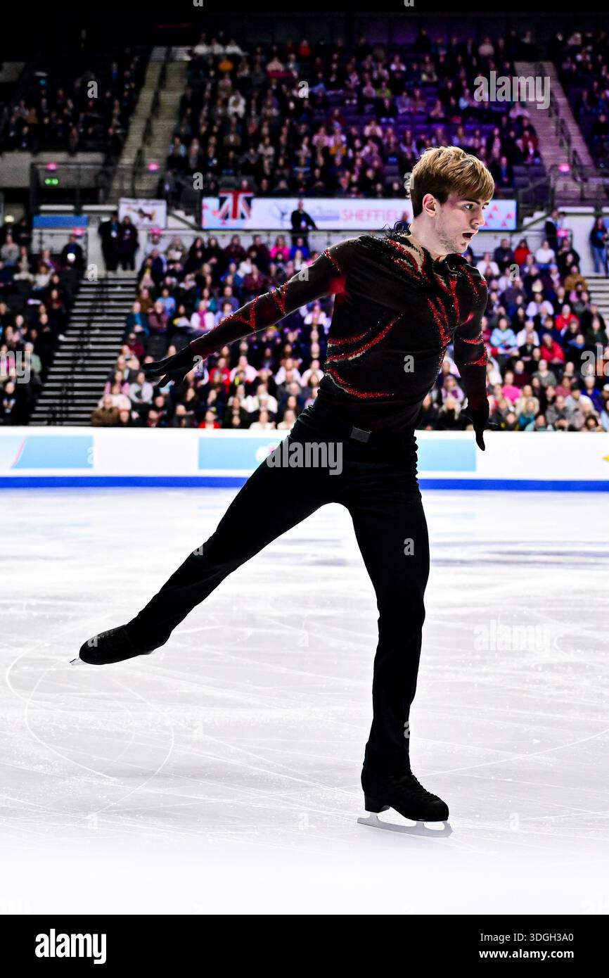 Sheffield, UK. 17th January 2026. Edward APPLEBY (GBR), during Men Free ...