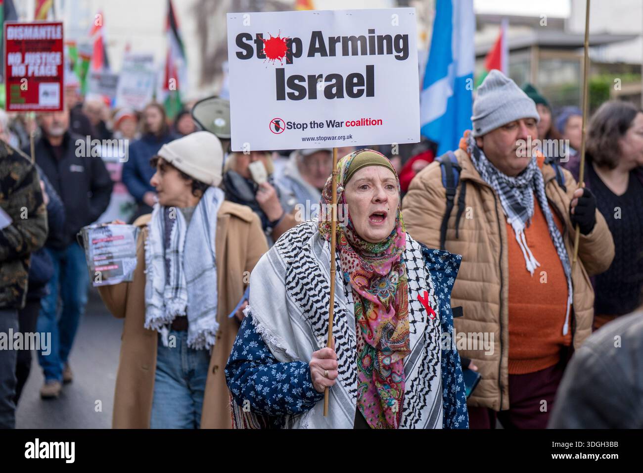 People take part in a "Resist Imperialism, Resist Repression ...