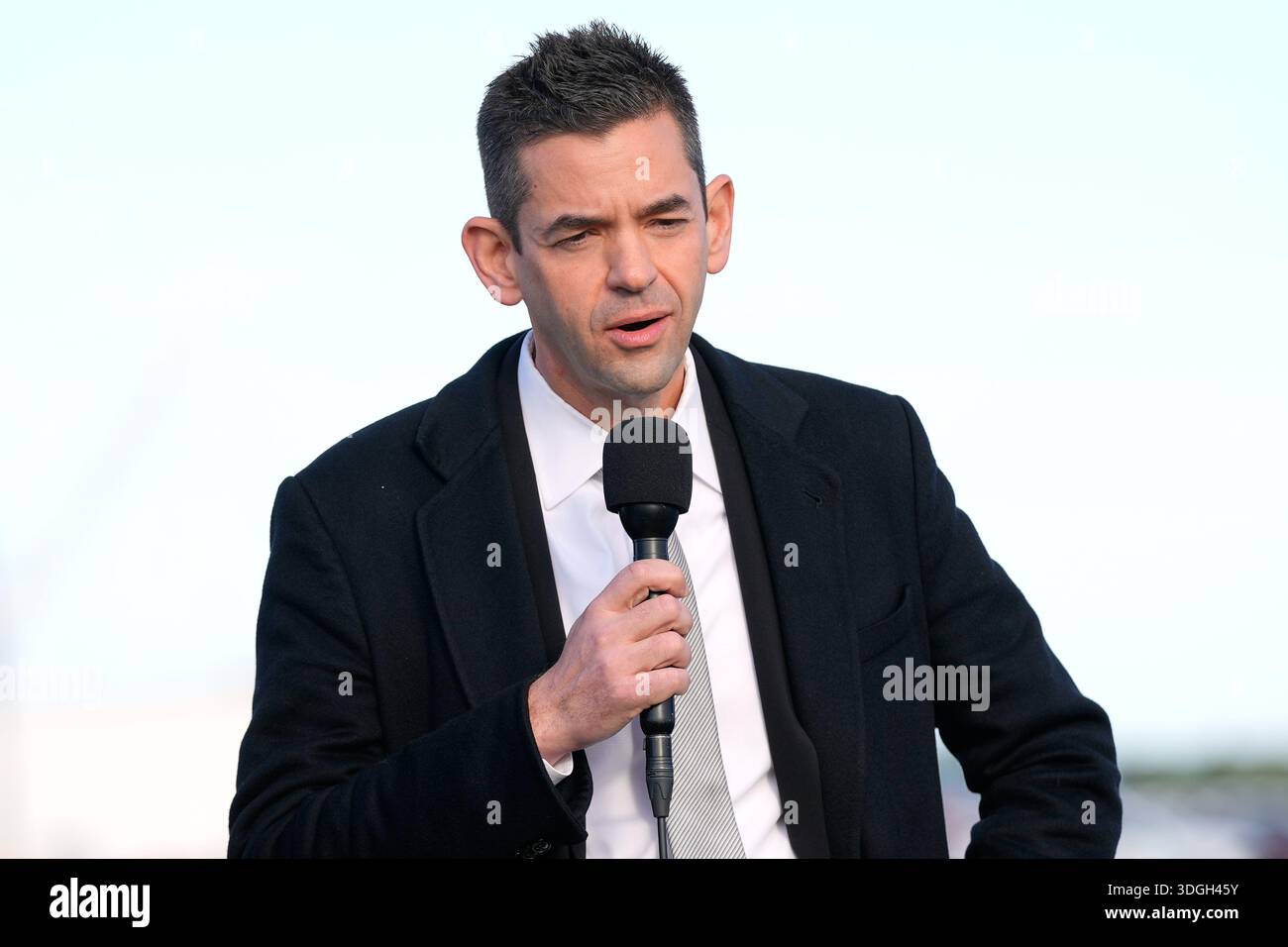 NASA administrator Jared Isaacman answers questions at a news ...