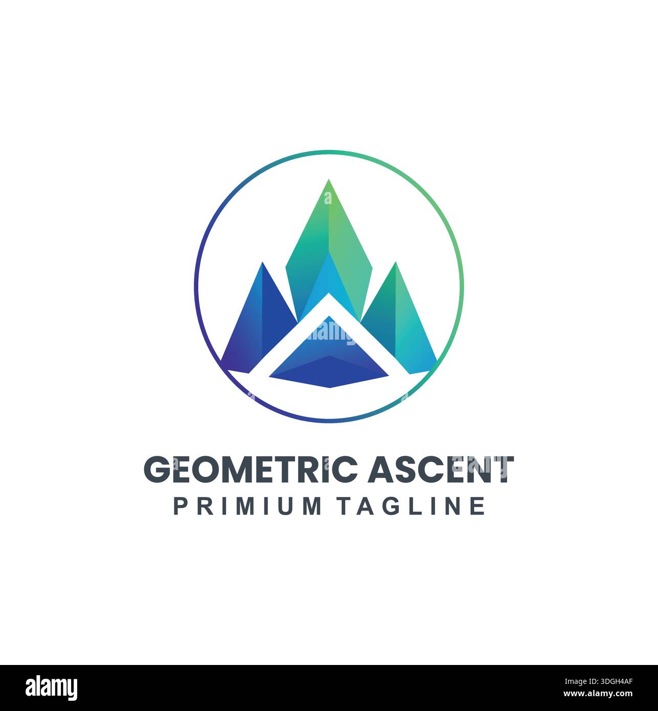 High peaks hiking trail Stock Vector Images - Alamy