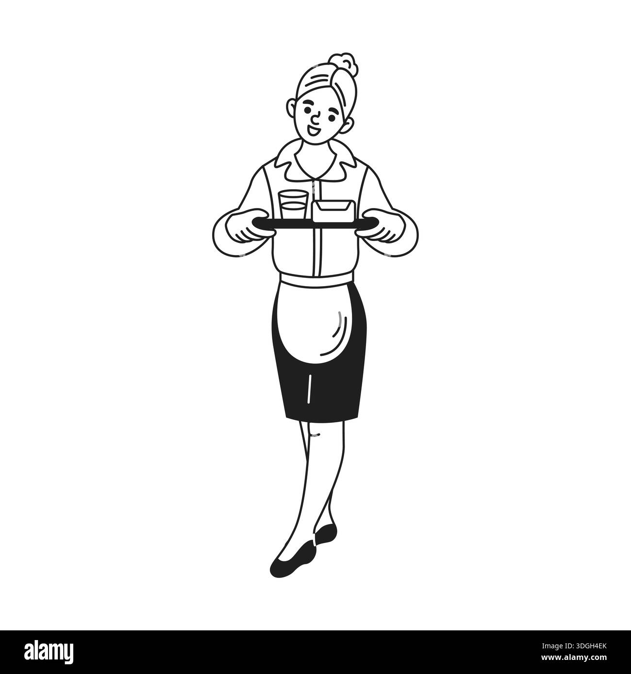 Welcoming posture Black and White Stock Photos & Images - Alamy