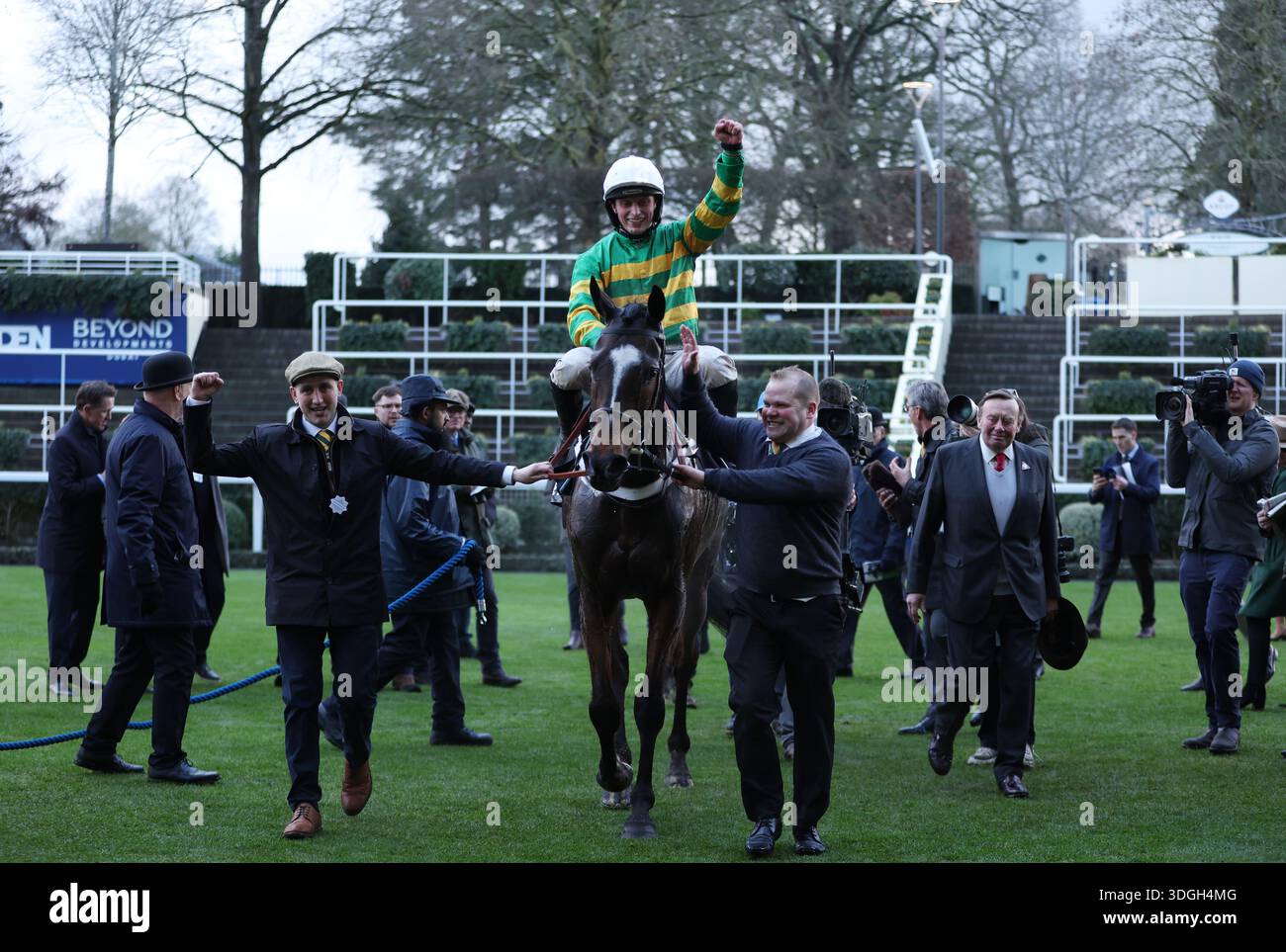 Jonbon ridden by James Bowen after winning the BetMGM Clarence House ...