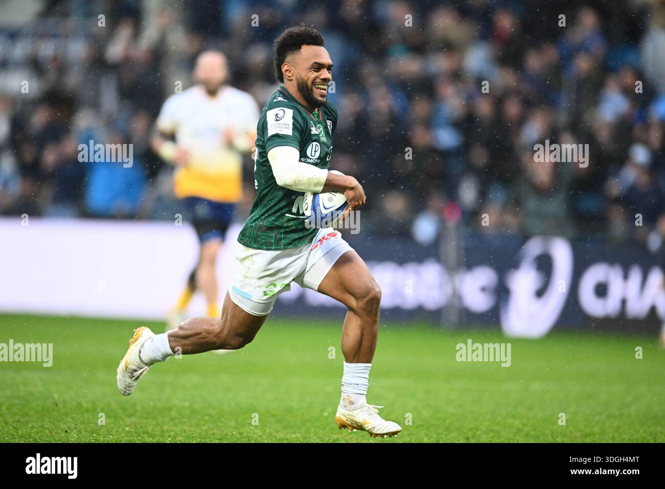 Sireli Maqala of Aviron Bayonnais during the EPCR Champions Cup match ...