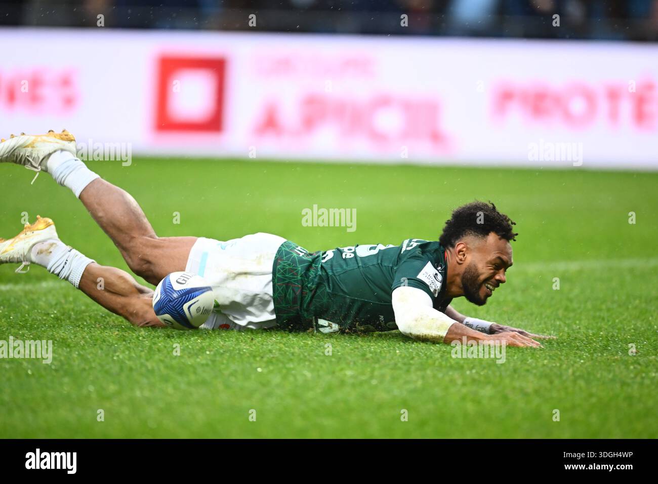 Sireli Maqala of Bayonne during the EPCR Champions Cup match between ...