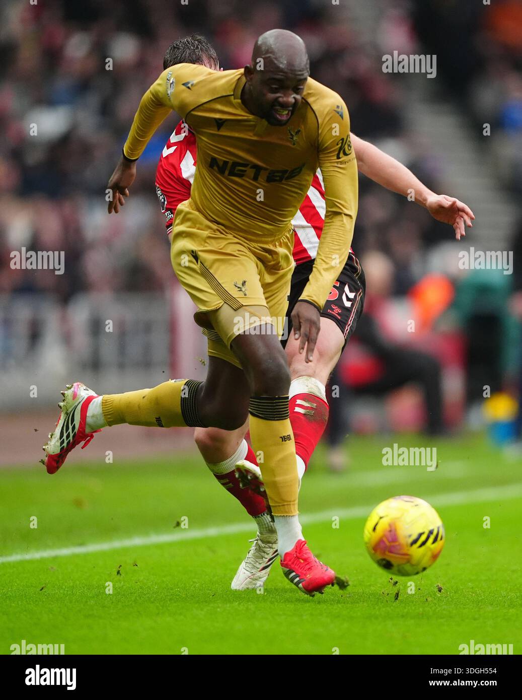 Crystal Palace's Jean-Philippe Mateta in action during the Premier ...