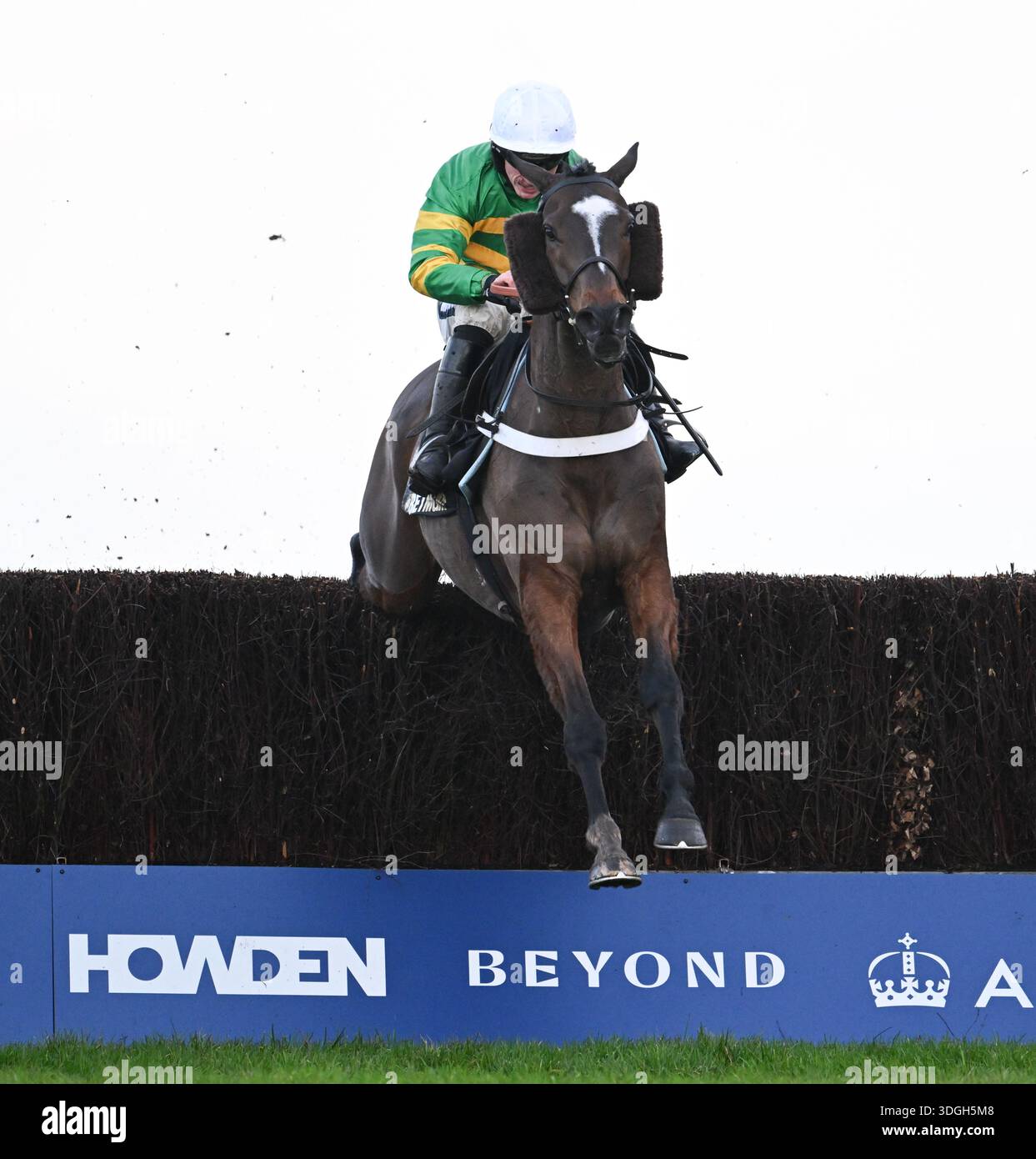 Ascot, UK. 17 January, 2026. Jonbon ridden by James Bowen wins the The ...