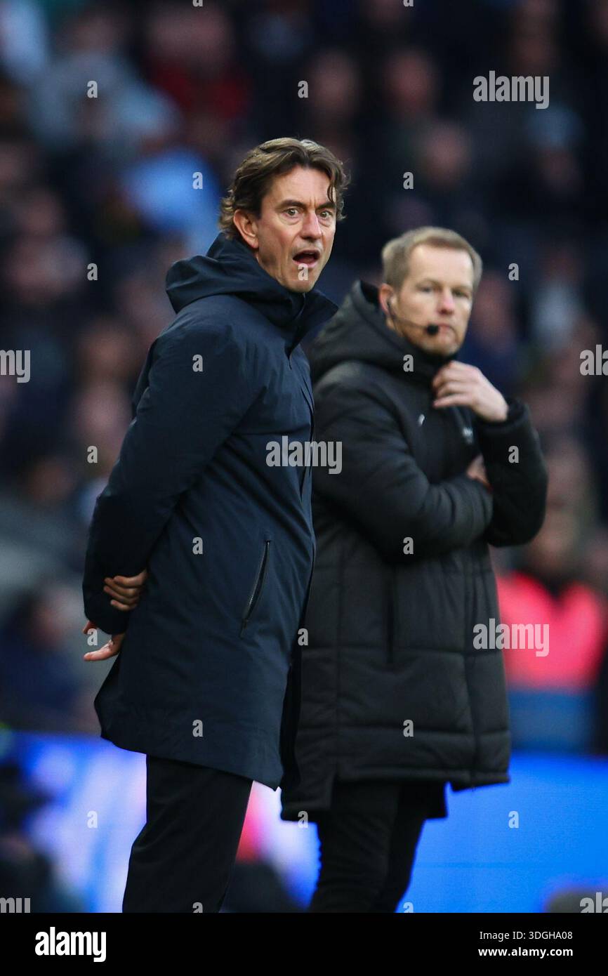 LONDON, UK - 17th Jan 2026: Tottenham Hotspur Head Coach Thomas Frank ...