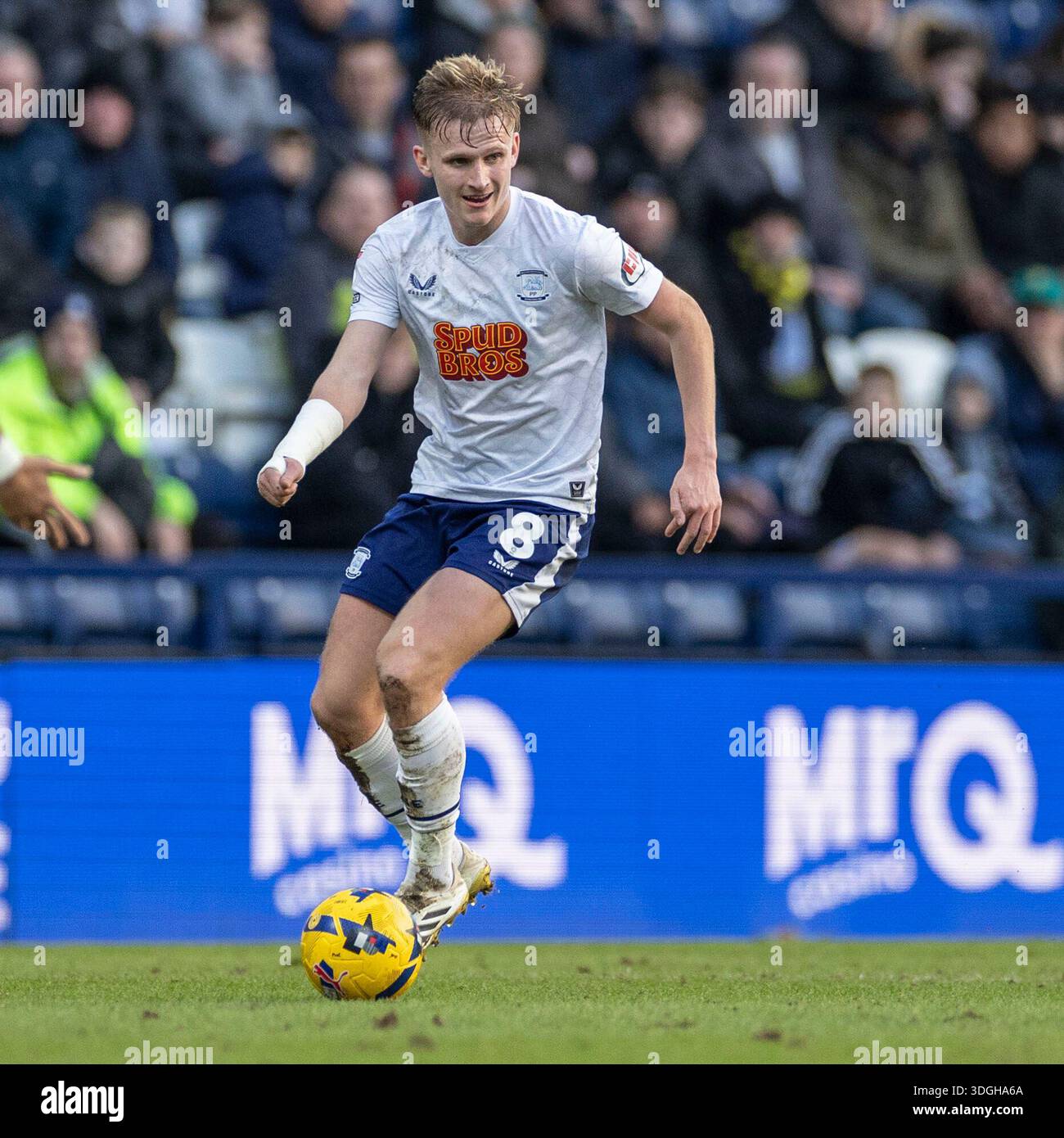 Ali McCann #8 of Preston North End F.C. during the Sky Bet Championship ...