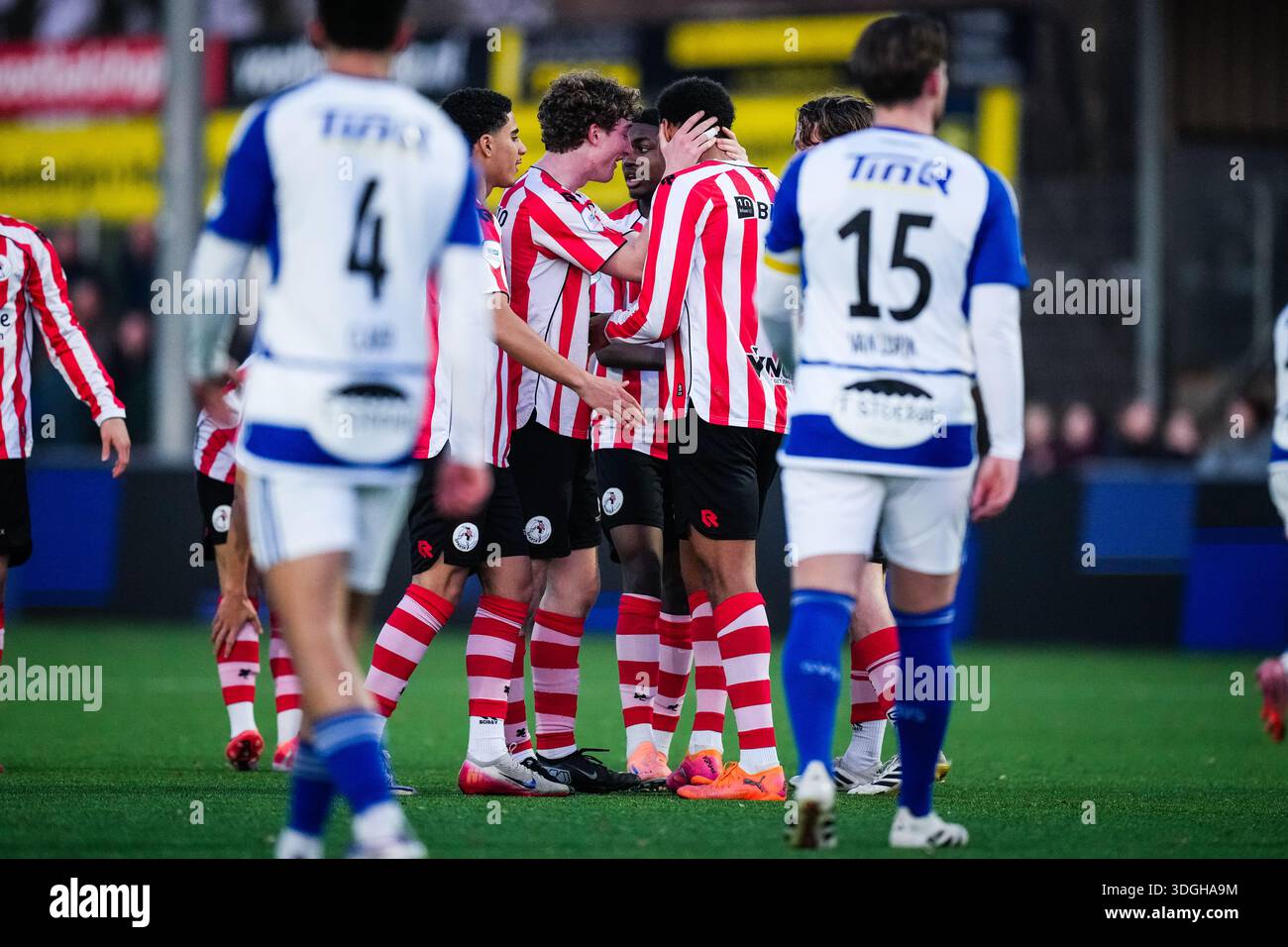 Spakenburg - Timo Borrie of Jong Sparta Rotterdam, Quincy Hoeve of Jong ...
